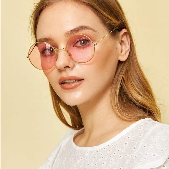 Anthropologie | Accessories | Sale 235 Anthro Round Lennon Metal Frame ...